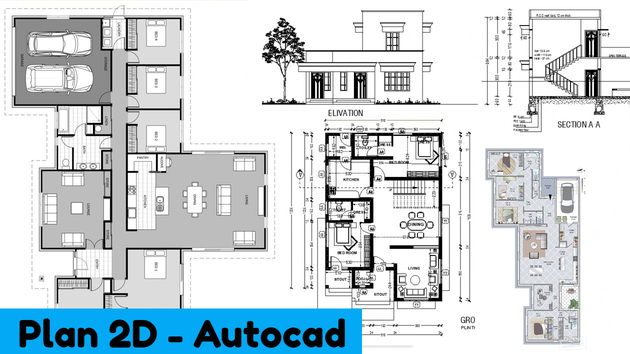 Je vais concevoir vos plans architecturaux avec expertise sur Autocad ...