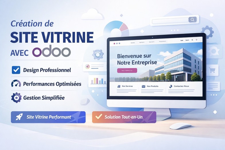 Je vais creer votre site vitrine professionnel avec Odoo par ricardomones