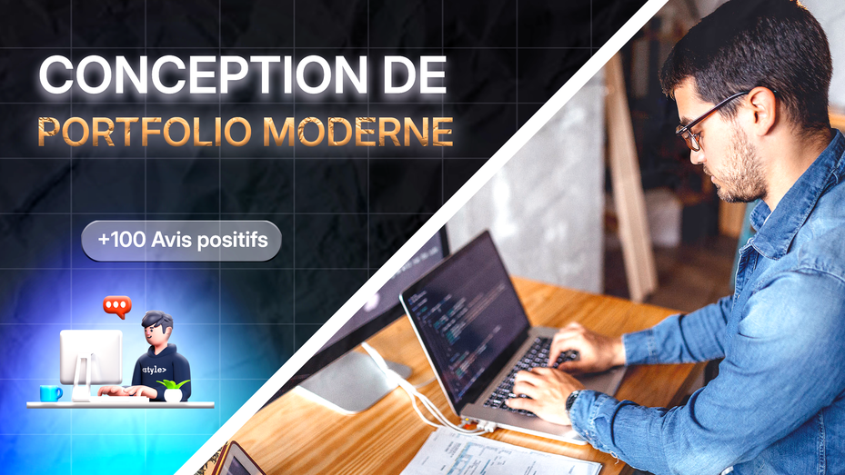 Je vais créer votre portfolio professionnel moderne et performant par ...
