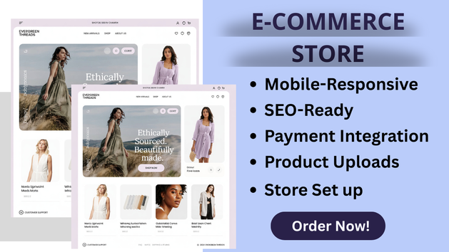 I will build ecommerce store and grow a high-converting online store ...