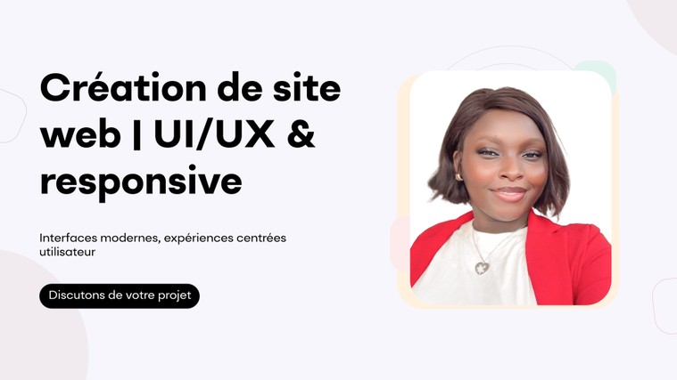 Je vais créer votre site web sur mesure avec un design ui ux moderne et ...