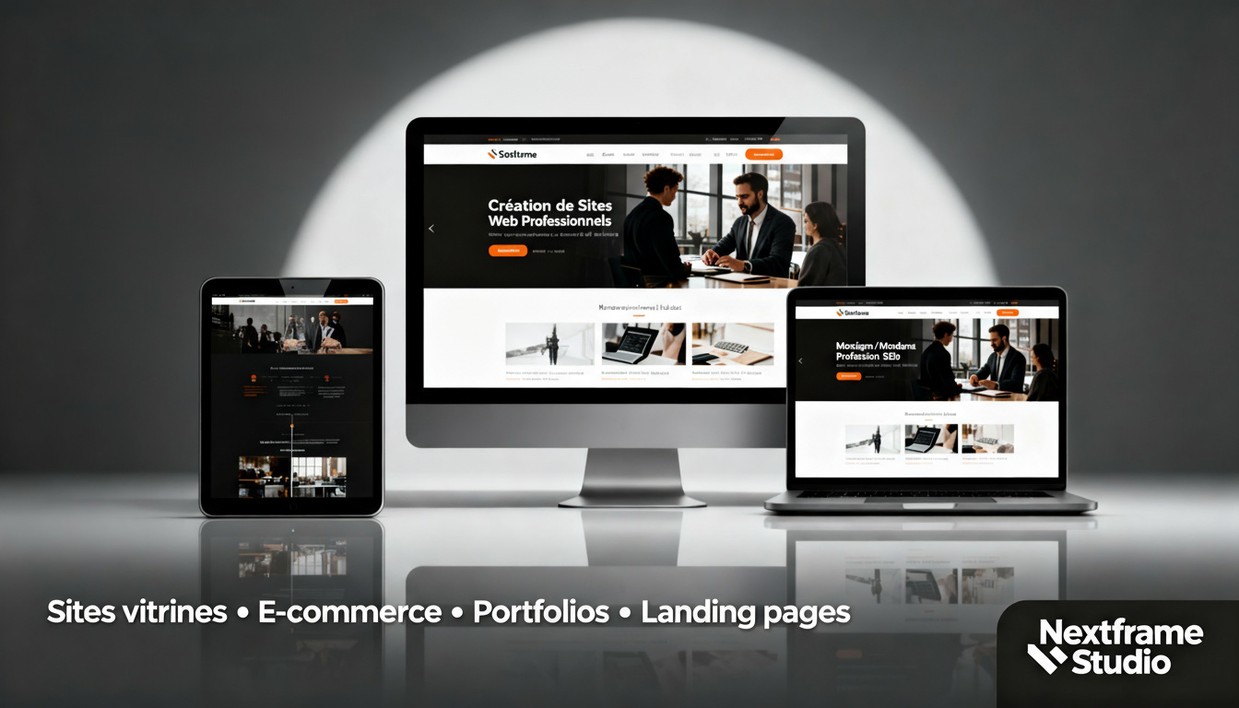 Je vais créer votre site web professionnel, moderne et ultra rapide pour votre business, 100% ...