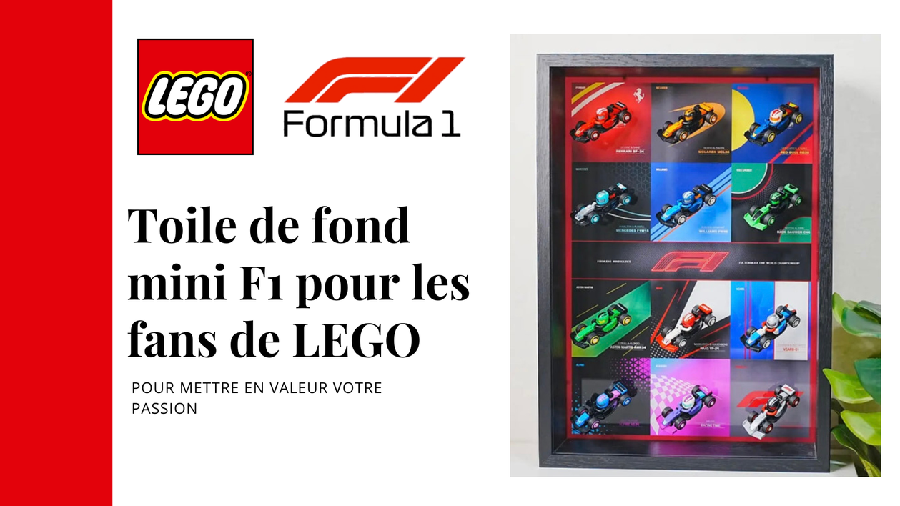 Je vais créer votre fond pour cadre mini F1 LEGO par MargauxBecker