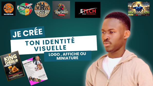 Je vais créer ton identité visuelle logo , affiche pour promouvoir ton ...