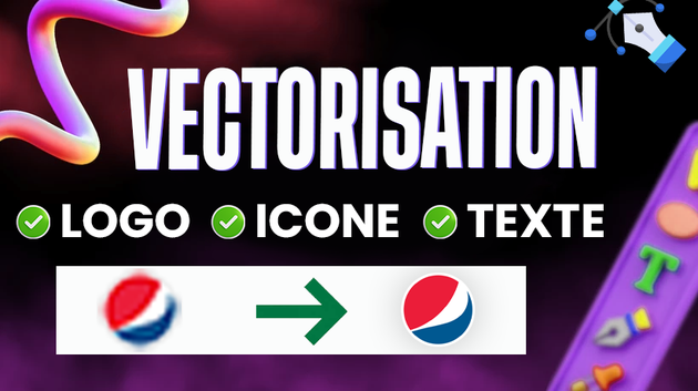 Je vais vectoriser votre Logo / Icone / Texte / Illustration par josiaragraphiste