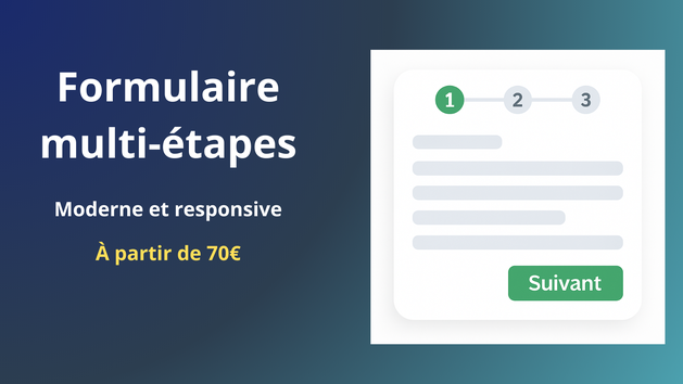 Je Vais Créer Un Formulaire Multi étapes Moderne Et Responsive Pour Votre Site Web Par Pierreaillet1