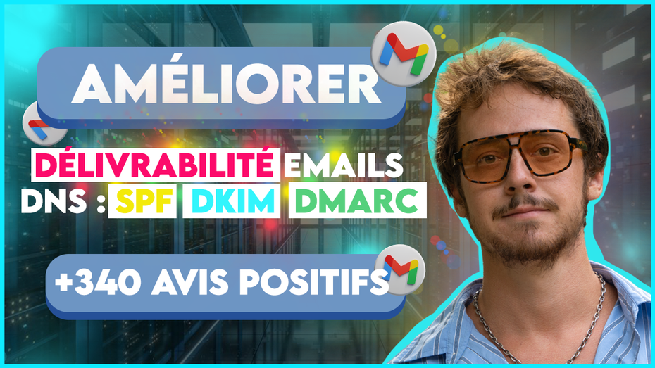 Je vais réparer votre délivrabilité e-mail : SPF, DKIM, DMARC (BIMI en option) fini les SPAMS ...
