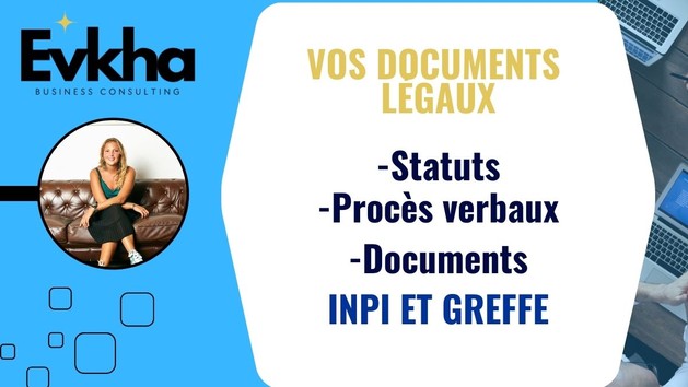 Je vais vous aider à rédiger les documents légaux de votre entreprise ...