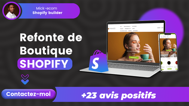 Je vais analyser et faire la refonte de boutique shopify site internet shopify par Mick_video