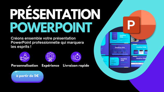 Je vais concevoir votre présentation PowerPoint professionnelle par ...