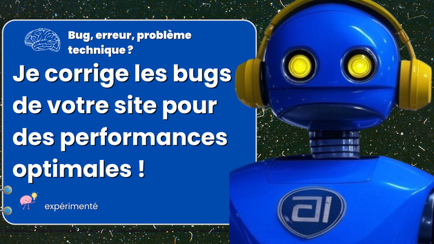 Je vais corriger / réparer un bug et optimiser votre site web par ABOUDOULAYE_ZAKARI