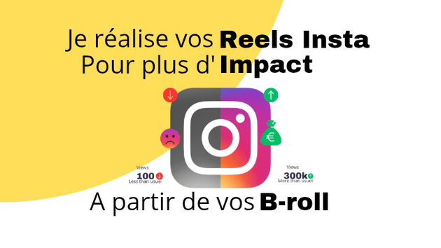 Je vais créer des Reels insta pro à partir de vos B-rolls par Casmir_Potent