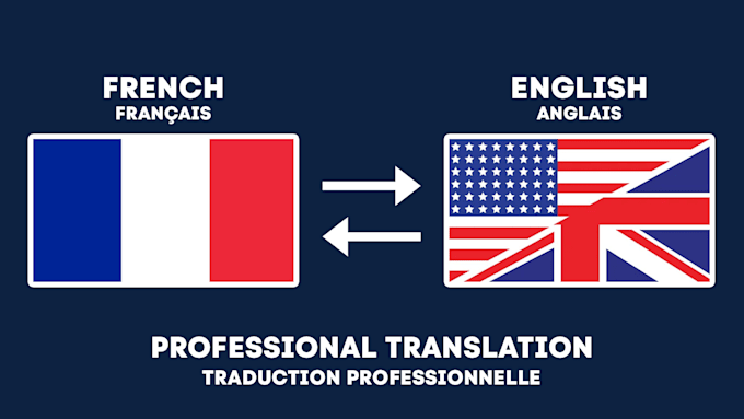 Je vais traduire vos textes du français vers langlais (et inversement ...