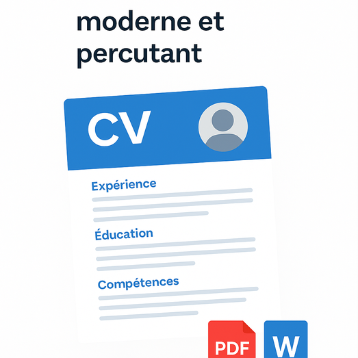 Je vais créer un CV professionnel moderne et impactant par ehdep