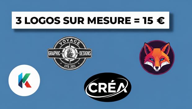 Je vais créer votre logo sur mesure par Davida_Pro