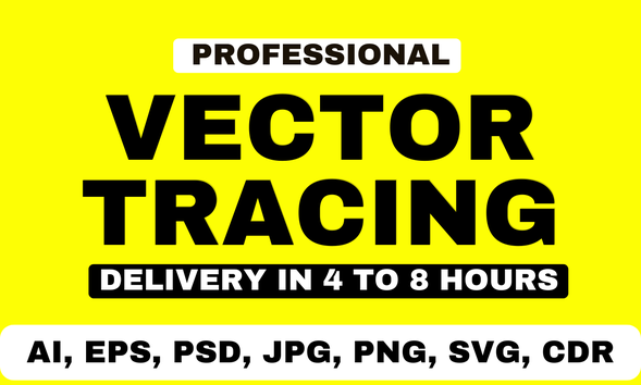 I will turn logo into vector tracing, convert to vector art, raster to ...