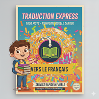 Je vais traduire 1000 mots de n'importe quelle langue en Français par ...