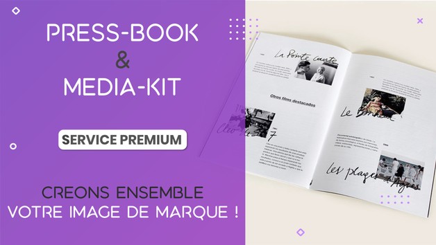 Je vais créer et personnaliser votre Press-Book ou Média-Kit par S_AND_COM