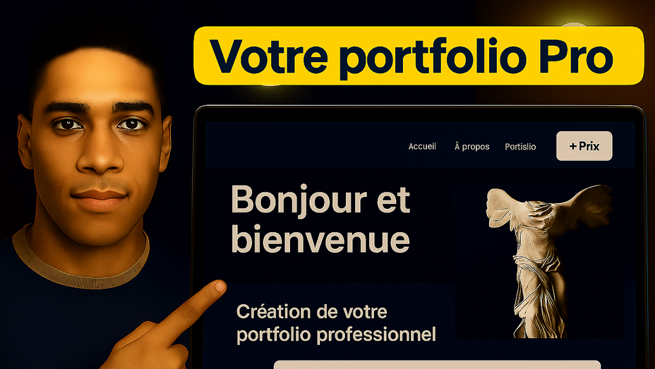 Je vais créer un portfolio professionnel qui valorise votre image et ...
