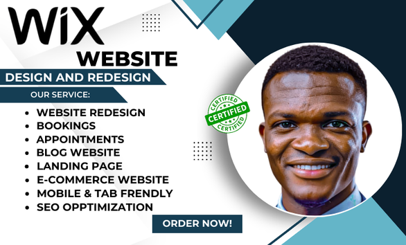 I will do wix website deign and redesign by OlagokeOladimeji
