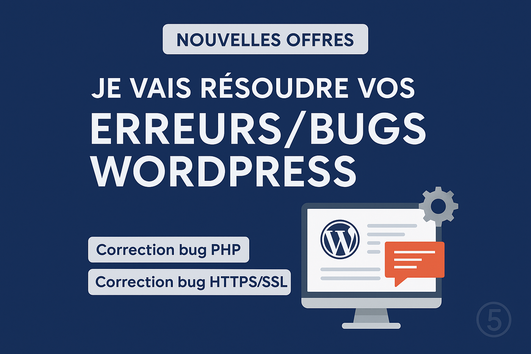 Je vais résoudre vos bugs HTML, CSS, JS ou WordPress efficacement par Bienvenu_Nanan