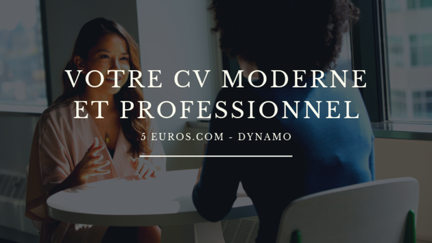 Je vais réaliser un CV moderne par Dynamo