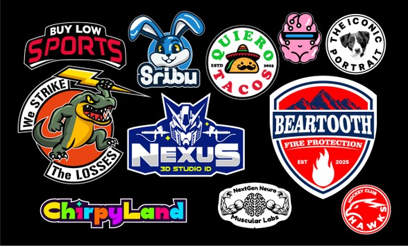 I will create custom mascot, patch, emblem, and sticker for your brand ...