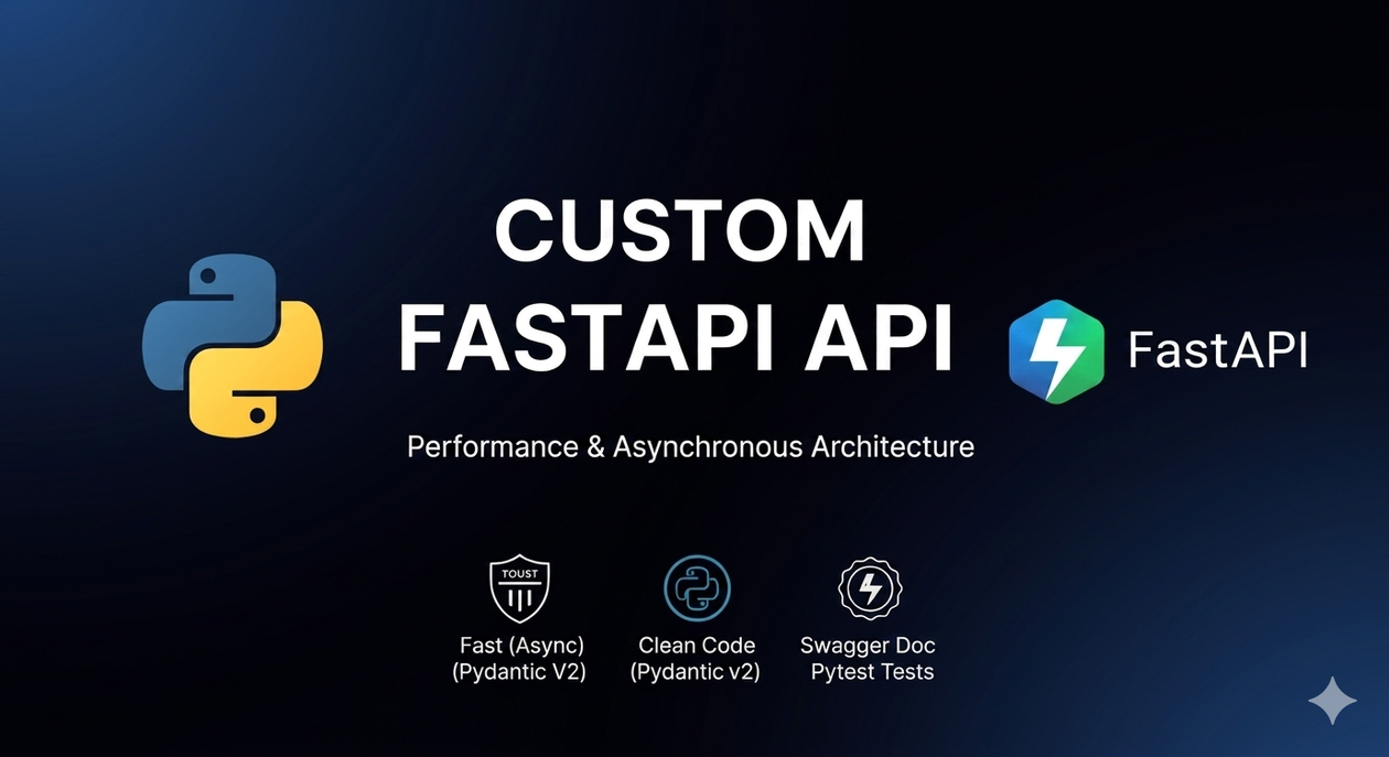 Je vais développer votre API robuste et performante avec FastAPI par ...