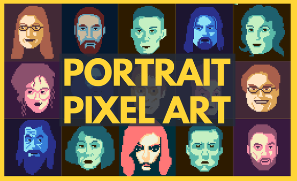 I will draw a portrait in pixel art by Vincent_Lacroix
