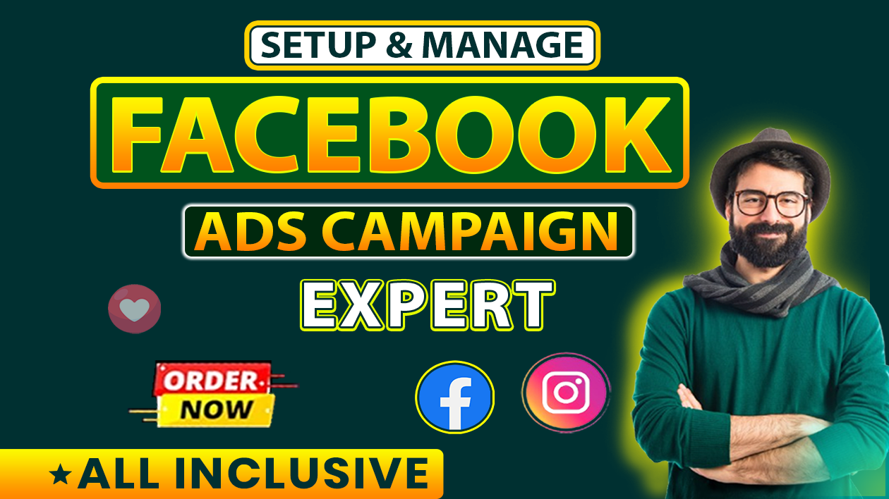 I will setup facebook ads campaign, meta ads, instagram ads, fb ...