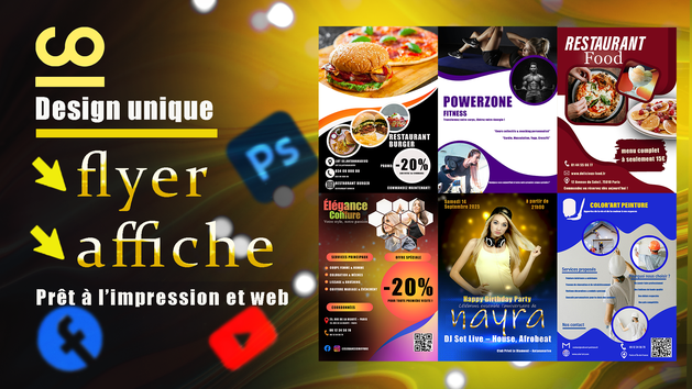 Je vais Créer de Flyers & Affiches Professionnels Design Impactant pour ...