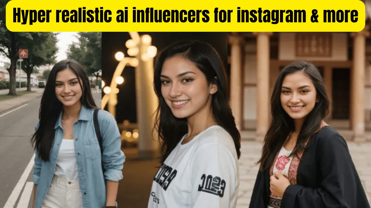 I will create hyper realistic ai influencers for Instagram and more by ...
