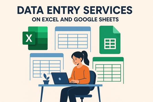 I will enter your data into Excel and various databases by Daniel_Tim