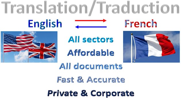 Je vais traduire vos textes du français vers langlais (et inversement ...