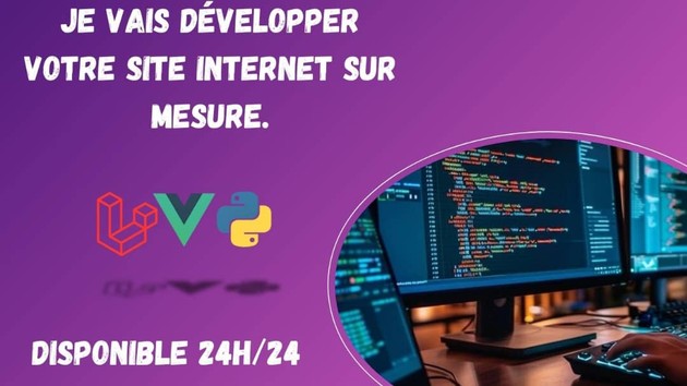 Je vais développer votre site internet sur mesure par codeur_creatif