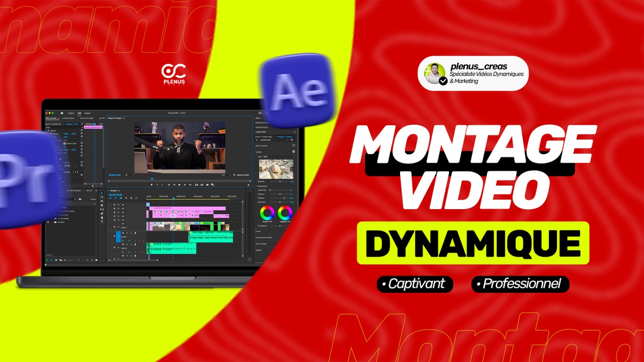 Je vais réaliser un Montage vidéo DYNAMIQUE et professionnel pour Vidéo YouTube et VSL ultra ...