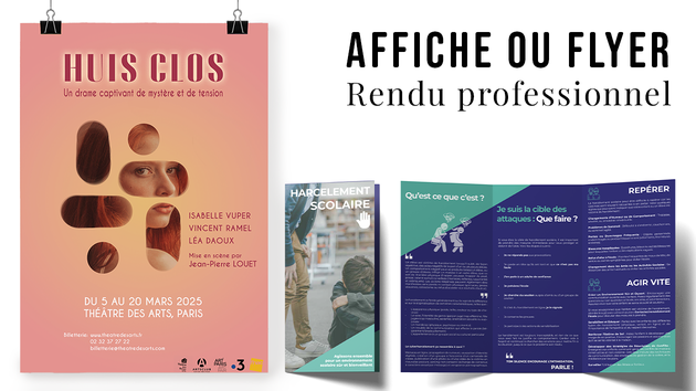 Je vais créer votre affiche ou flyer professionnel par JanyTESSONT