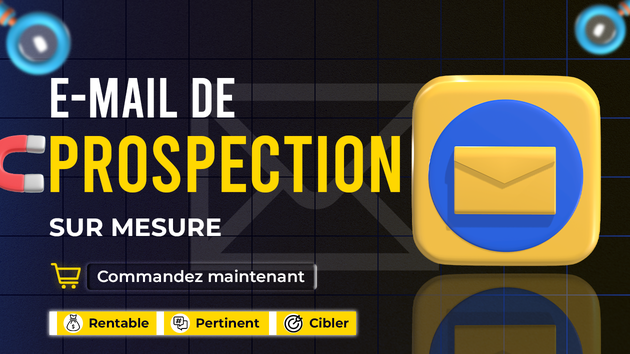 Je vais vous rédiger un e-mail de prospection ultra personnalisé par ...