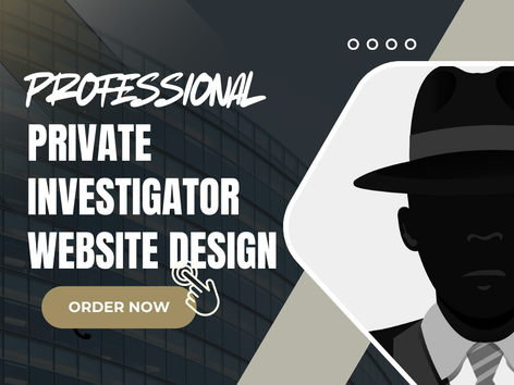 I will design private investigation, detective website by Classicdigital