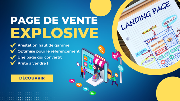 Je vais rédiger une page de vente explosive pour propulser vos ...