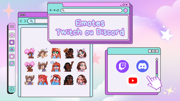 Je vais créer des émotes pour Twitch et/ou Discord par TarsilaFernandes