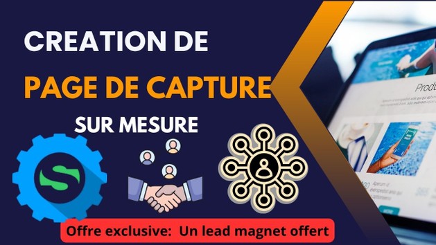 Je vais créer votre page de capture système.io 100% optimisée pour ...
