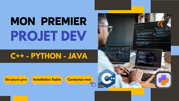 Je vais prendre en charge ton Premier Projet de Programmation en C plus plus, Java ou Python par ...