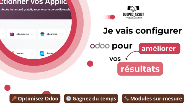 Je vais configurer votre DB Odoo par DuoPro_Assista