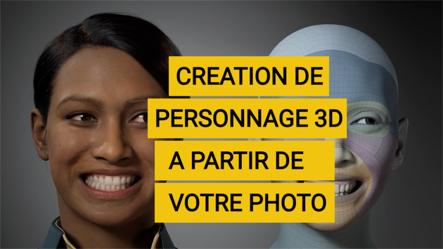 Je vais créer votre portrait 3D à partir de votre photo par Madou_Nyms