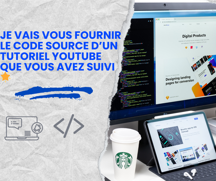 Je vais vous livre le code source complet de n'importe quel tutoriel ...