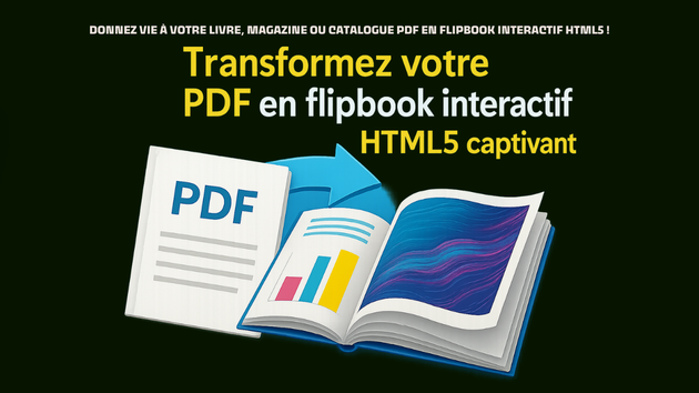 Je vais transformer votre livre, magazine ou catalogue PDF en flipbook interactif HTML5 par ...