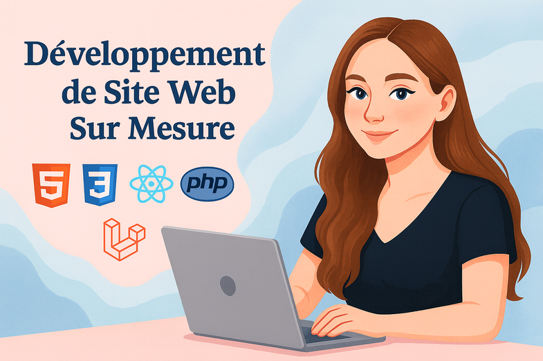 Je vais créer votre site web sur-mesure en HTML, CSS, JS et PHP par EmyDev