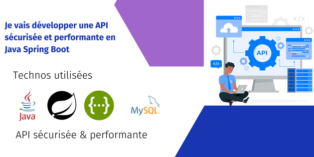 Je vais développer une API sécurisée et performante en Java Spring Boot ...