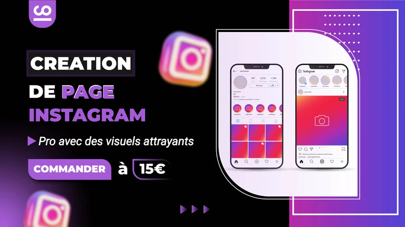 Je vais créer votre compte Instagram professionnel optimisé par E_desng_svc